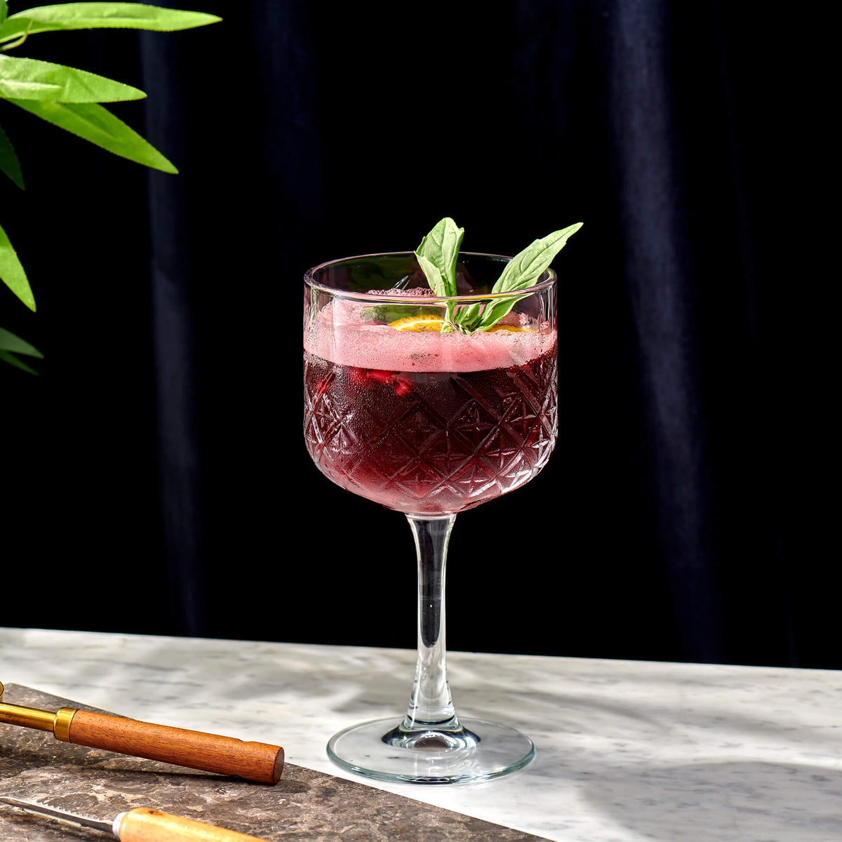 Pom Basil Shrub – NITRO Mocktails